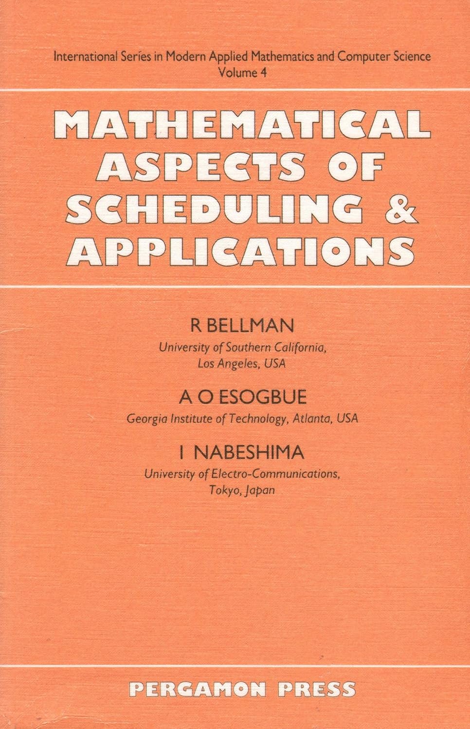Amazon.com: Mathematical Aspects of Scheduling and Applications ...