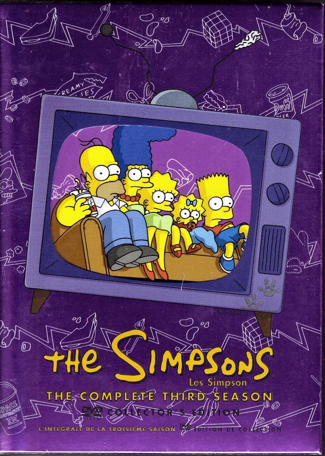 The Simpsons: The Complete Season 3 - Edition 4 DVD : Homer, Marge ...