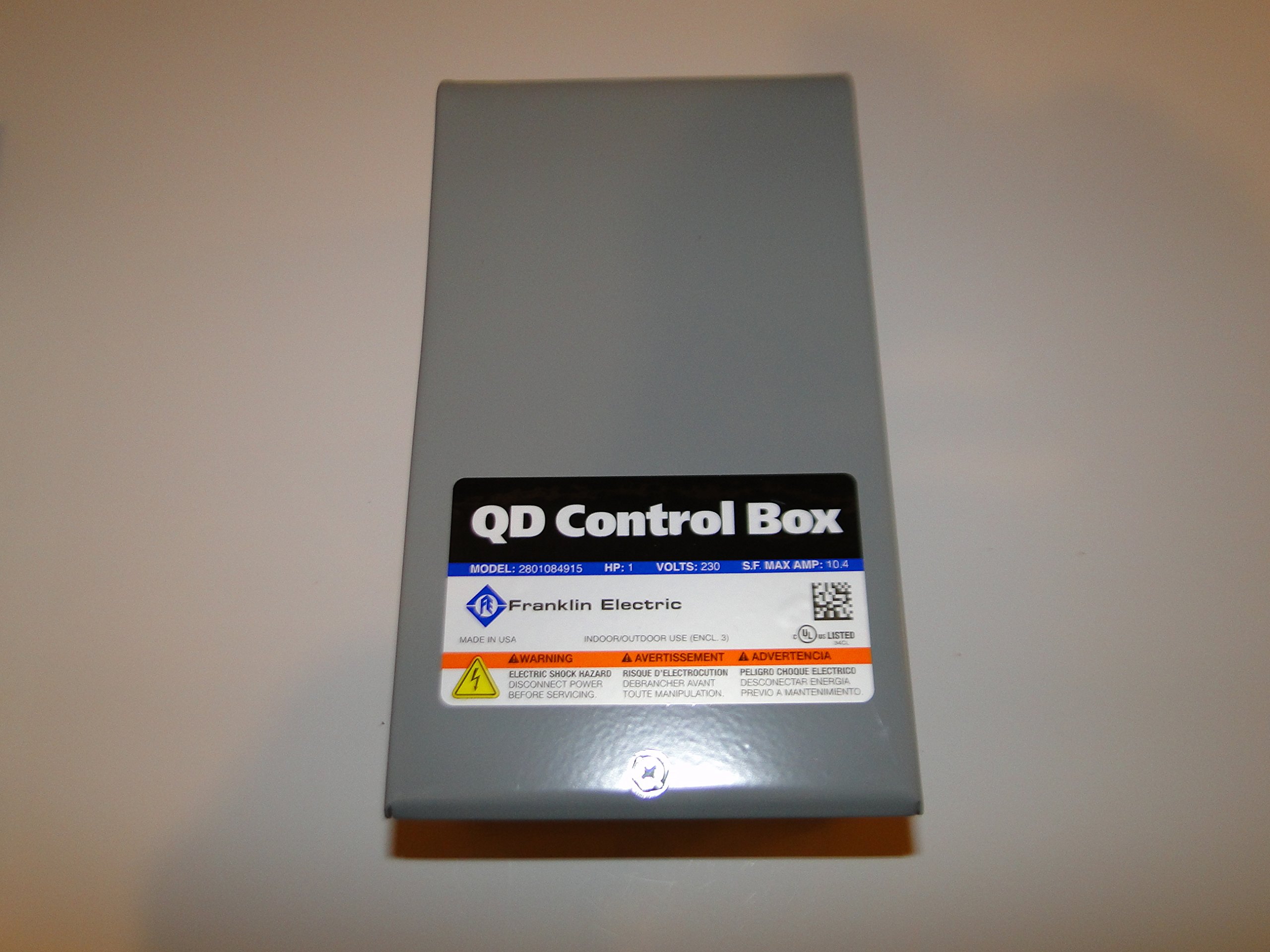 Franklin Electric Control Box NEW FRANKLIN ELECTRIC Control Box