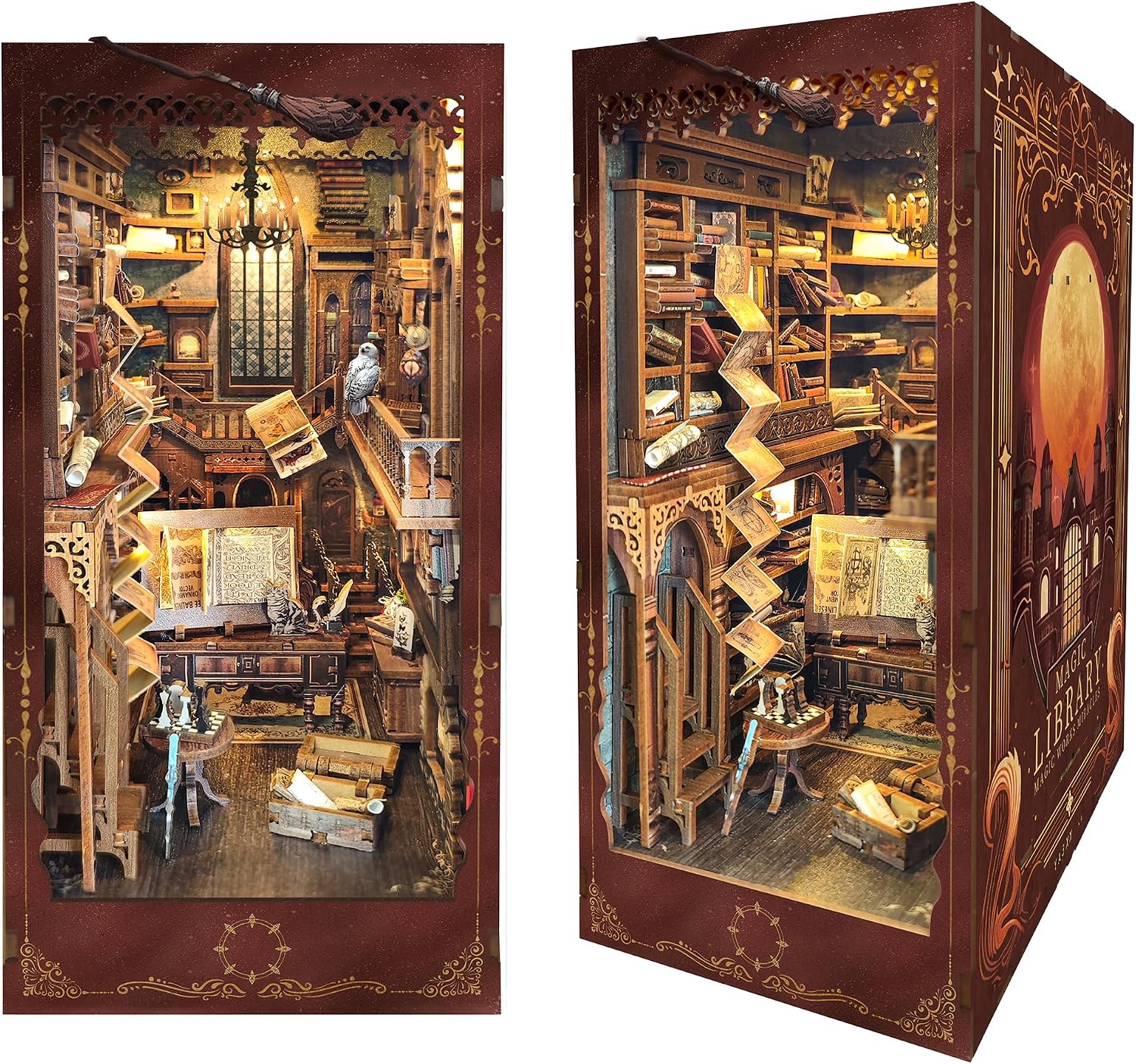 Amazon.com: BOOKIE NOOKIE Book Nook Kit, DIY 3D Bookshelf Insert Decor ...