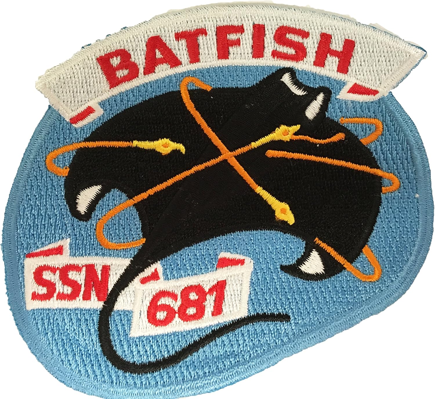 Amazon.com: USS Batfish SSN-681 Patch : Clothing, Shoes & Jewelry