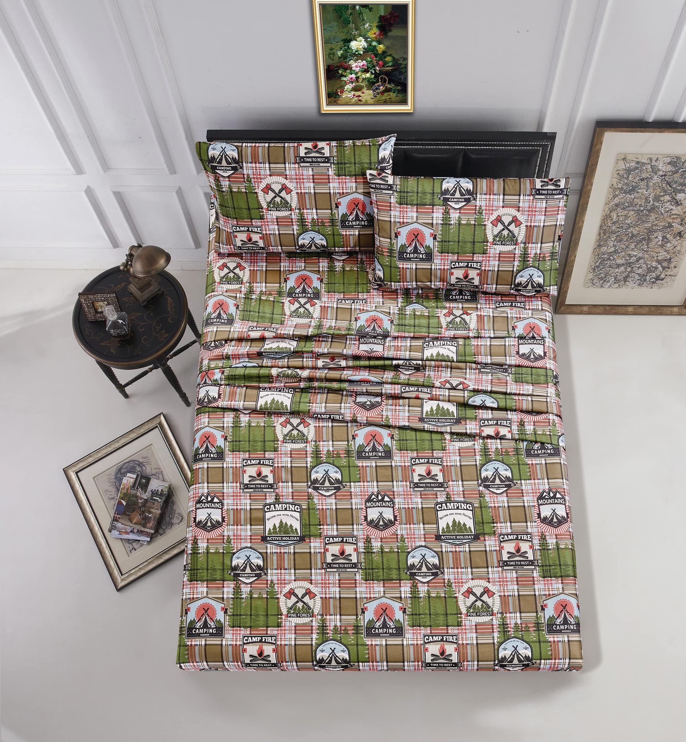 Amazon.com: The Lakeside Collection Retro Happy Glamping Lifestyle ...