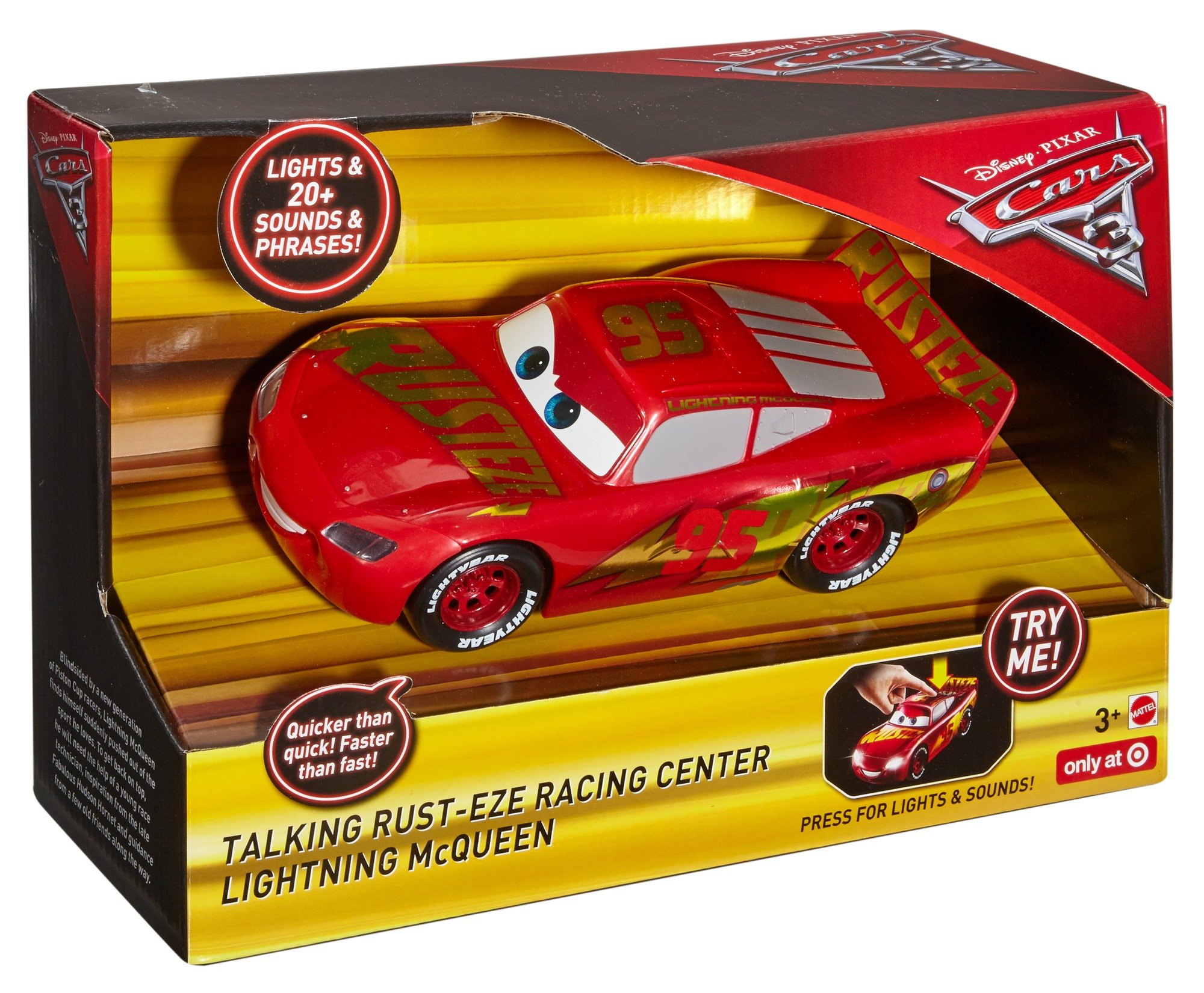 Lightning Mcqueen Rust Eze Racing Center 2022 Disney Pixar Cars