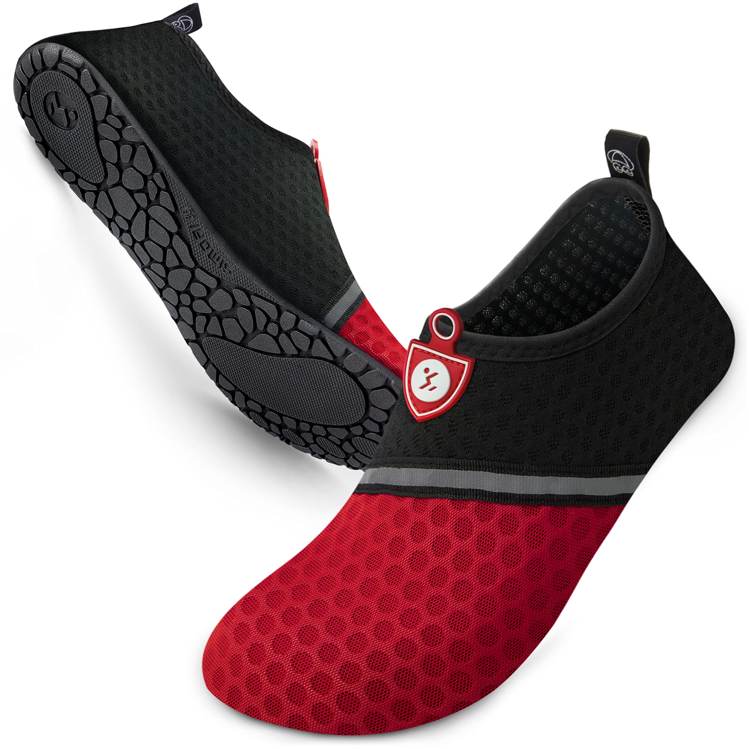 SIMARI Water Shoes Womens Mens Barefoot Unisex Aqua Socks Slip-on for ...
