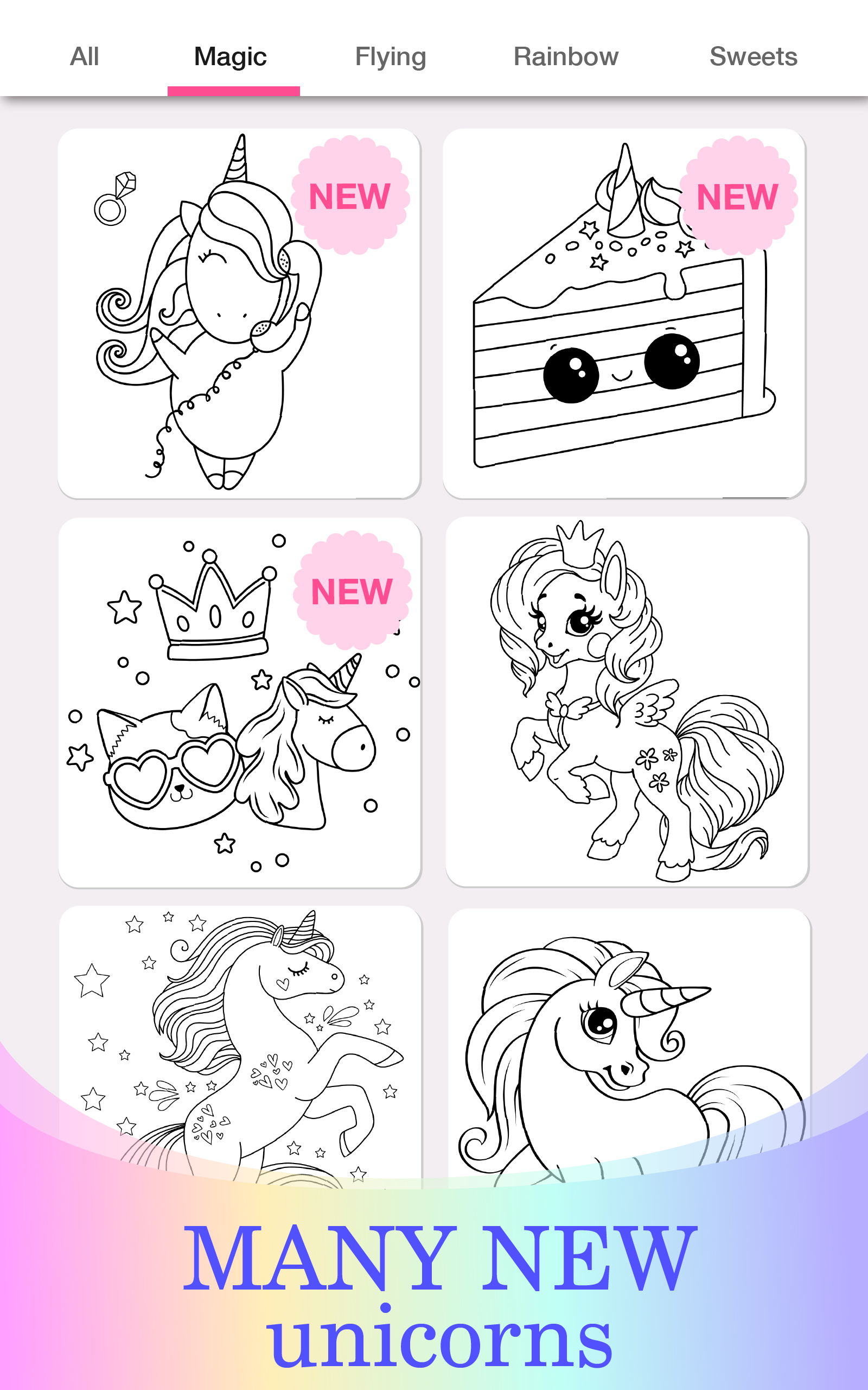 My Little Unicorn: Coloring Games for kids - App on Amazon Appstore