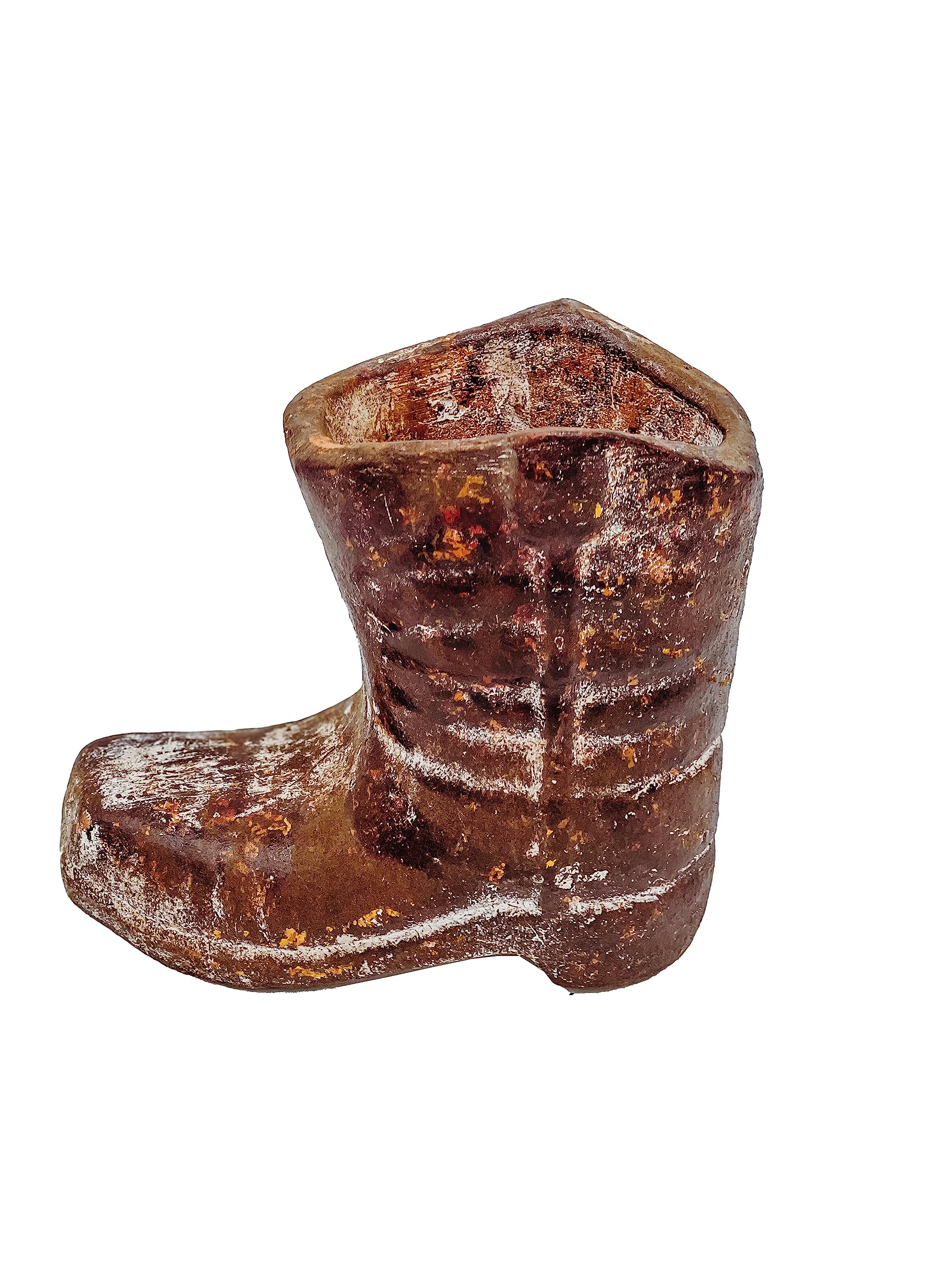Amazon.com : Mexican Clay Pottery Boot Planter Flower Pot (Brown ...
