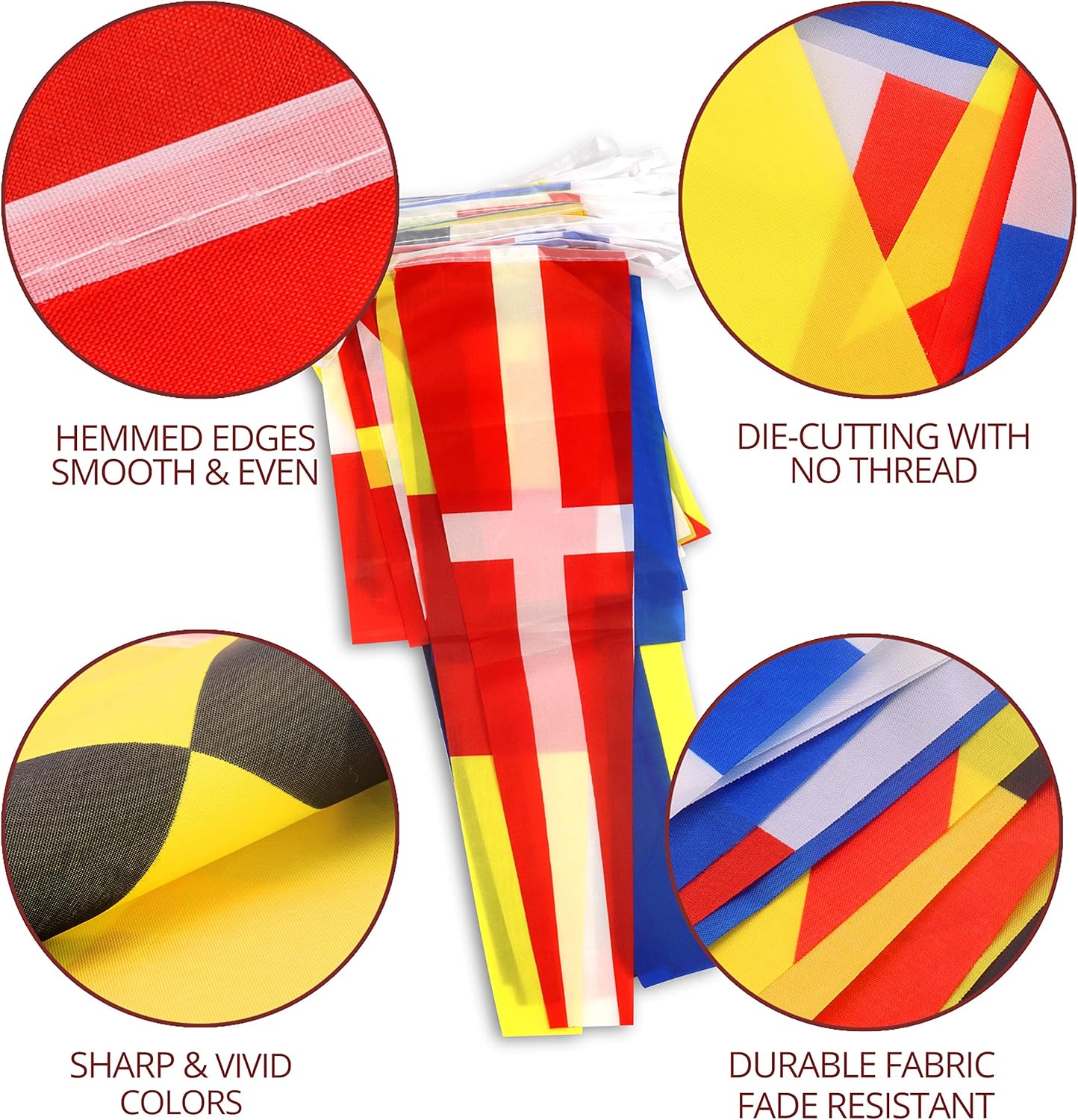 Anley International Maritime Signal Code Flags Set - 40 Ft Long Naval ...