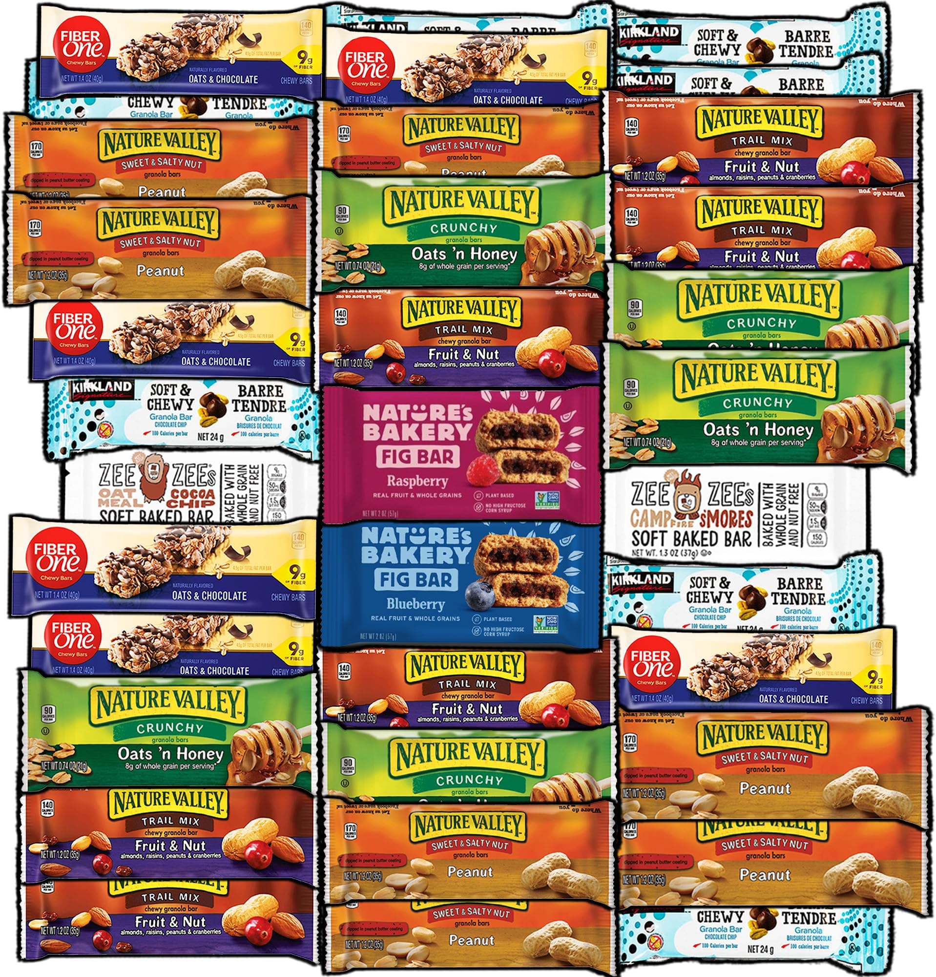 Amazon.com : CRAVEBOX Chocolate Granola Bars Variety Pack Bundle ...