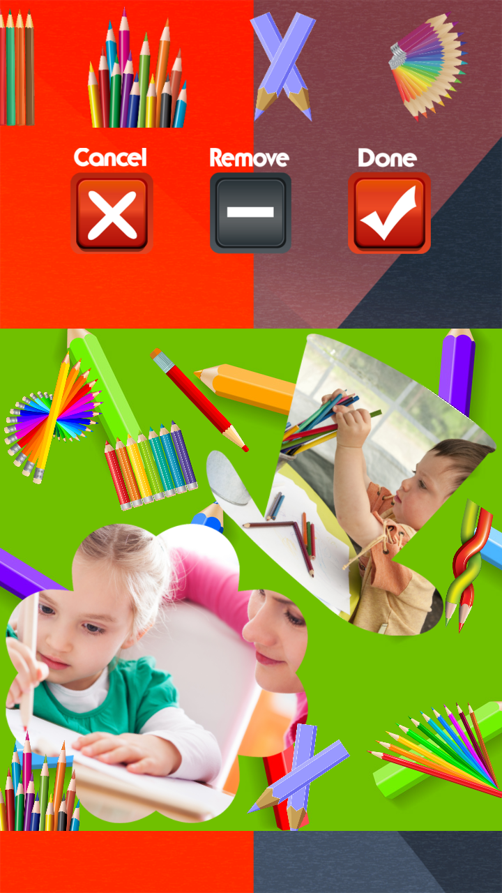 Colored Pencils Photo Collage - App on Amazon Appstore