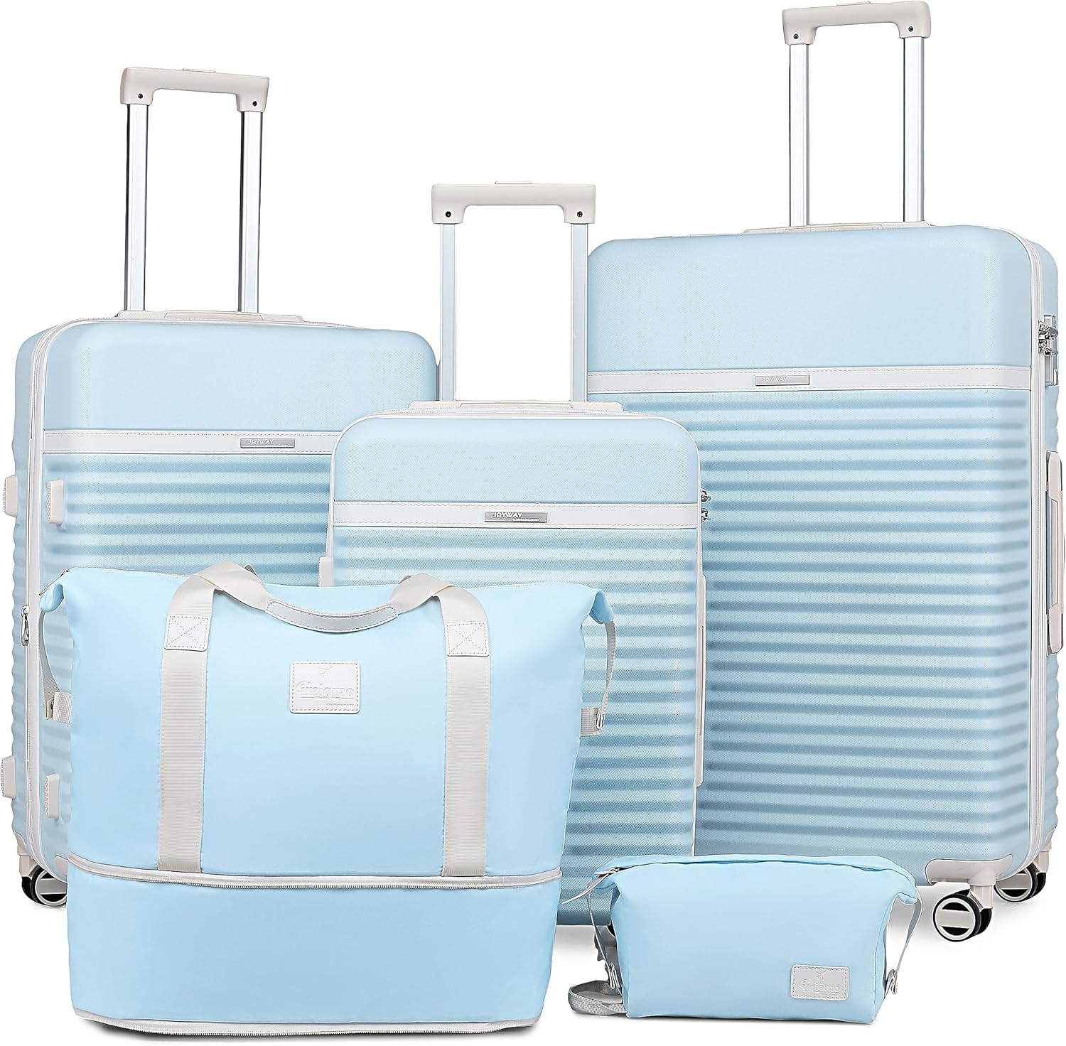 Amazon.com | Joyway Luggage 3 Piece Luggage Sets Hardside Expandable ...