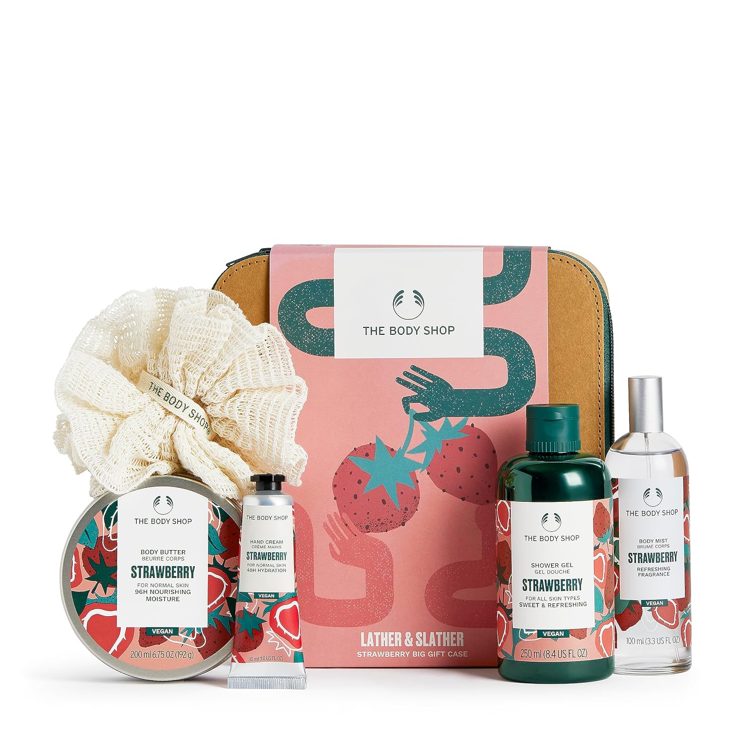 The Body Shop Strawberry Shower Gel, Body Butter, Hand Cream, Body Mist ...
