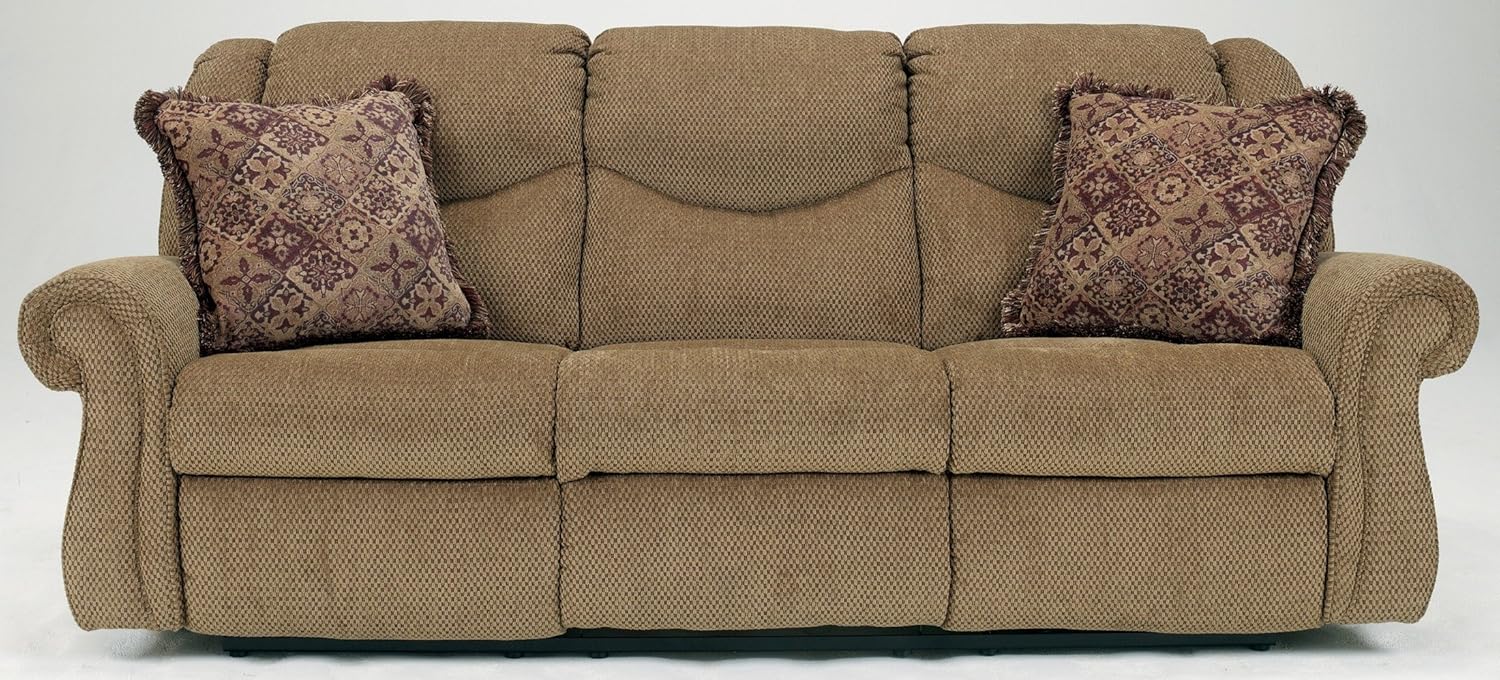 Amazon.com: Signature Design by Ashley McElroy Topaz Reclining Sofa ...