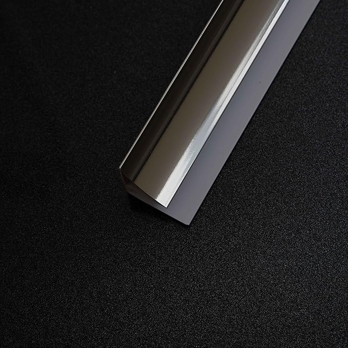 Buy Claddtech Bathroom Wall Panel Trims PVC Waterproof Finishing Trims Chrome Collection (2.6m ...