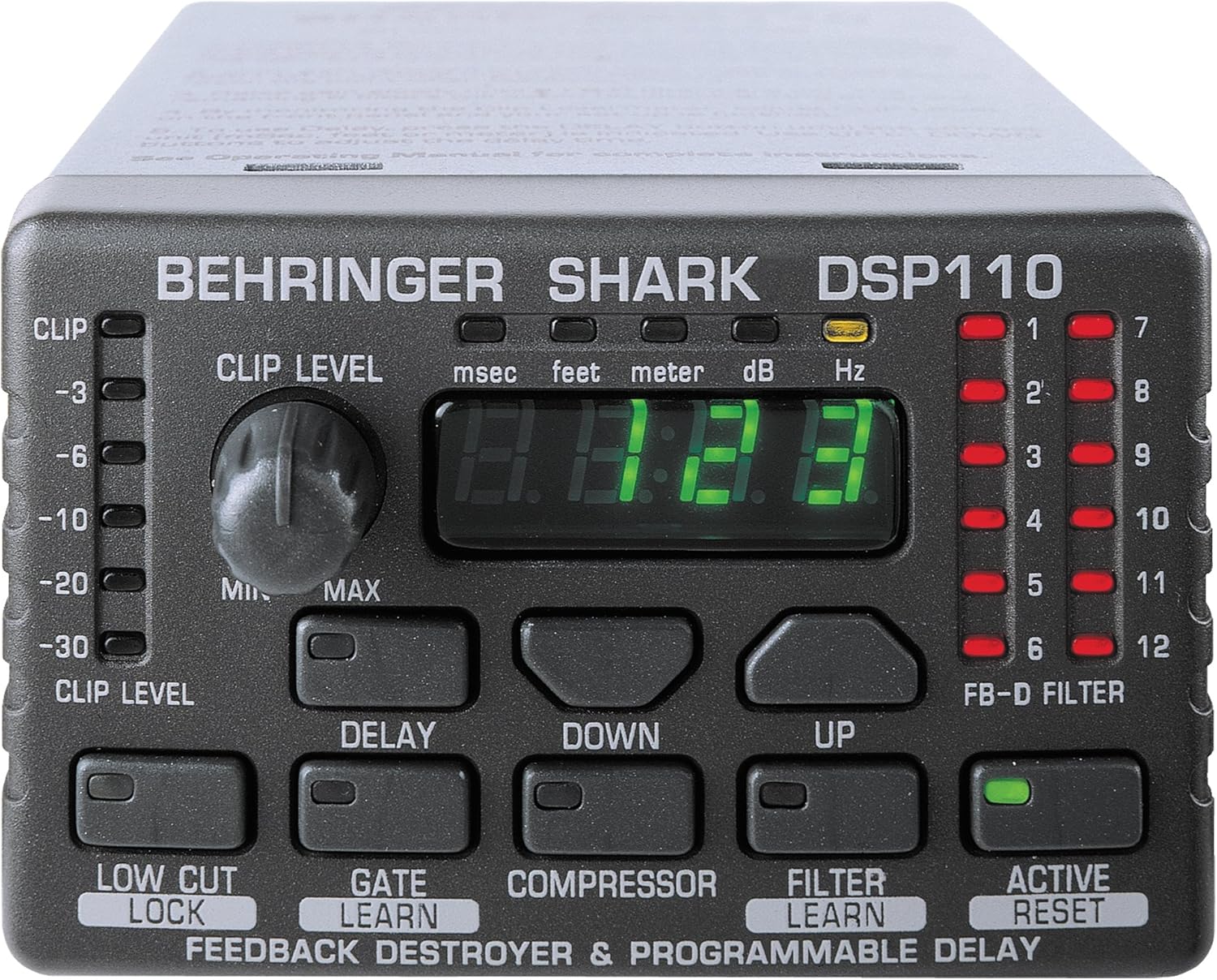 Amazon.com: Behringer Shark DSP110 Digital 24-Bit Multi-Function Signal ...