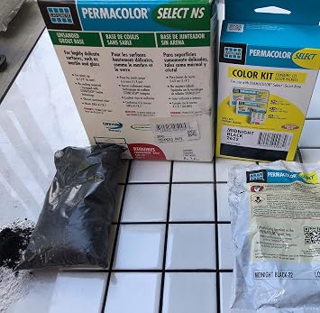 LATICRETE PERMACOLOR Grout Midnight Black 8LB - Amazon.com