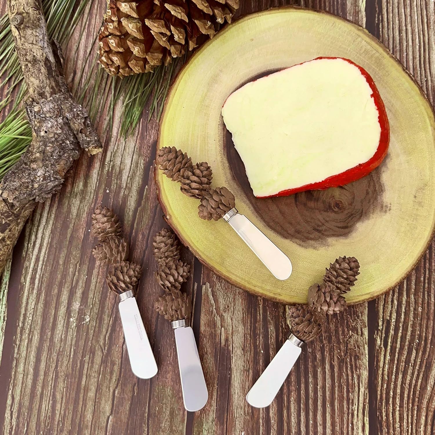 ware 4-Piece Hand Painted Resin Handle with Stainless Steel Blade ...