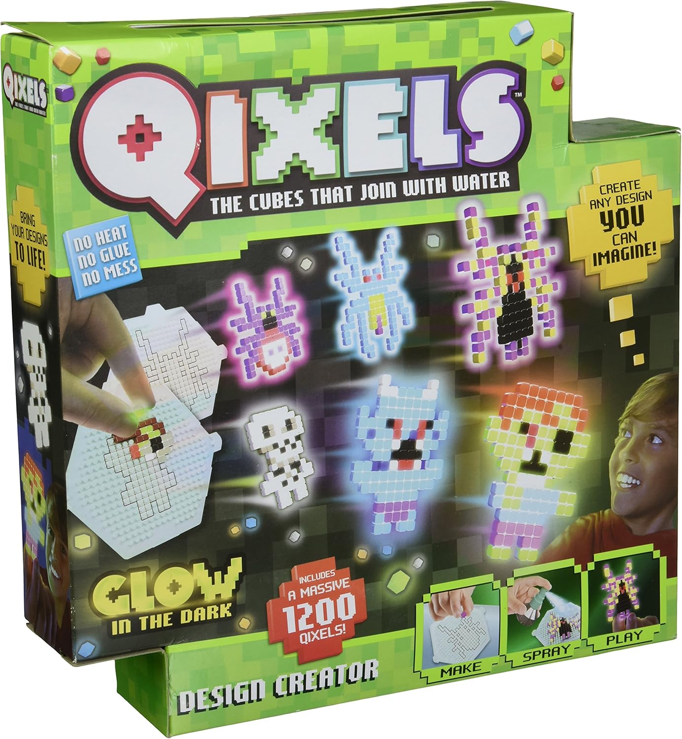 Amazon.com: QIXELS Glow-in-The Dark Design Creator Toy : Toys & Games