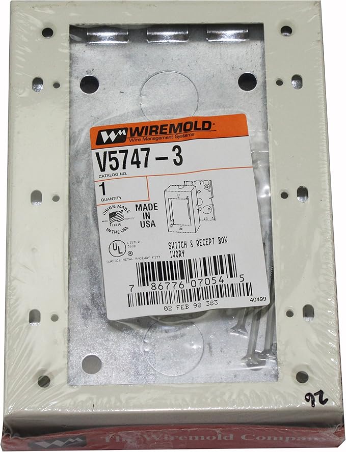 Three Gang Box Fitting, Ivory, Steel - Electrical Boxes - Amazon.com