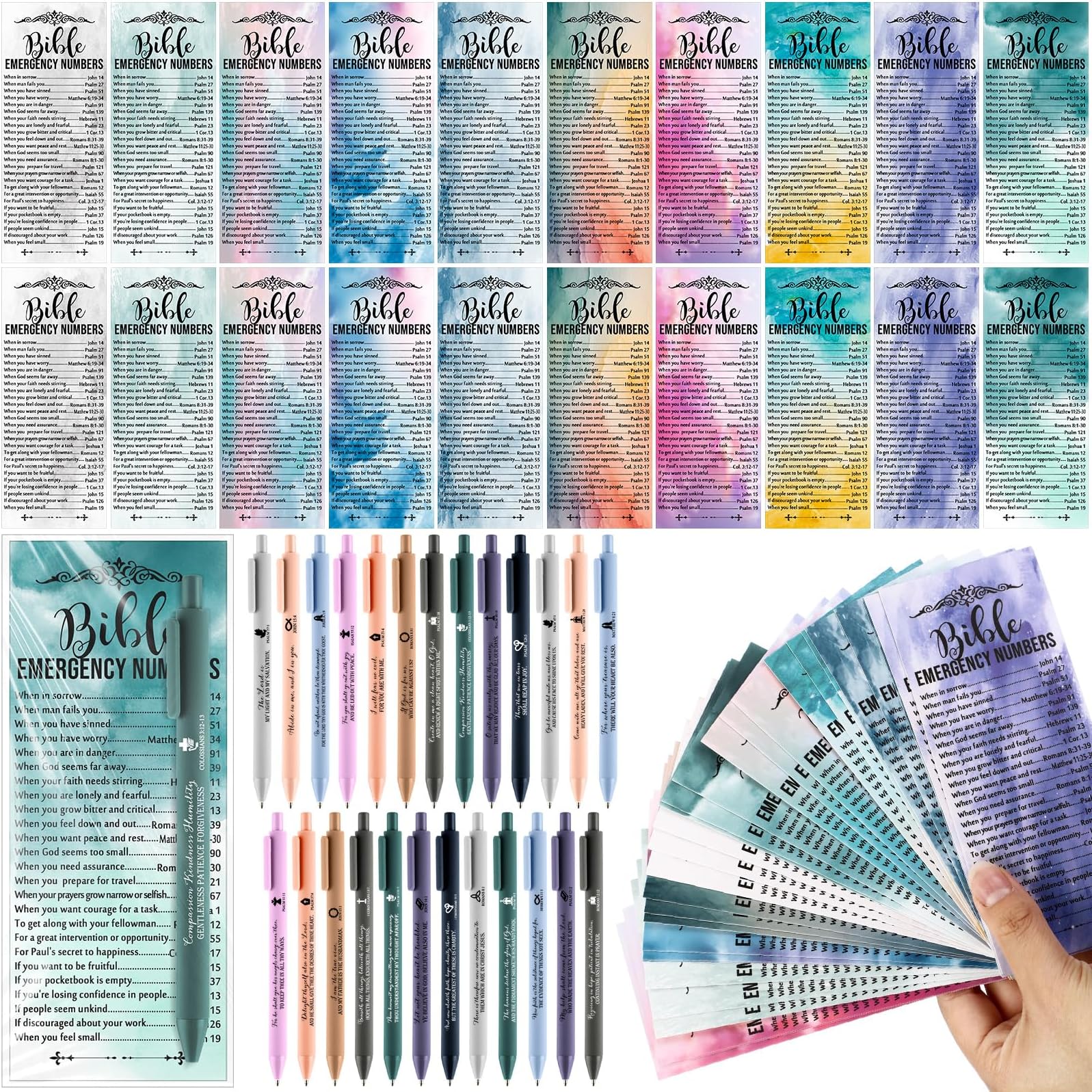 Amazon.com : Feifeiya 100 Sets Bulk Mother's Day Church Gifts Bible ...