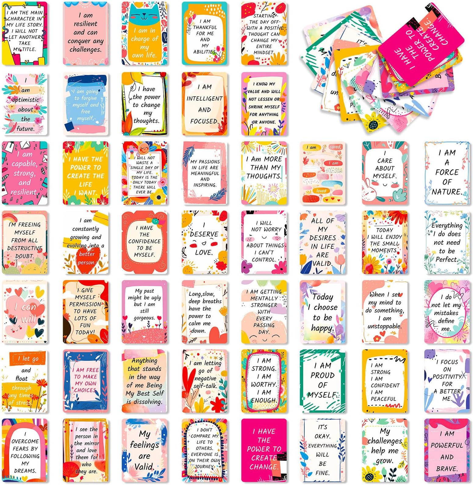 Youngever 300 Pack Motivational Quote Cards, 100 Unique Inspirational ...