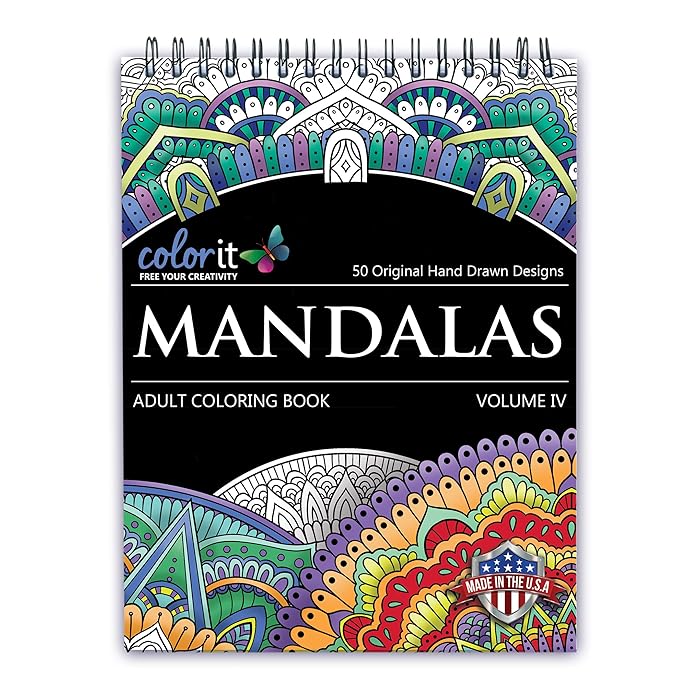 Buy ColorIt Mandalas to Color Volume IV Coloring Book for Adults ...
