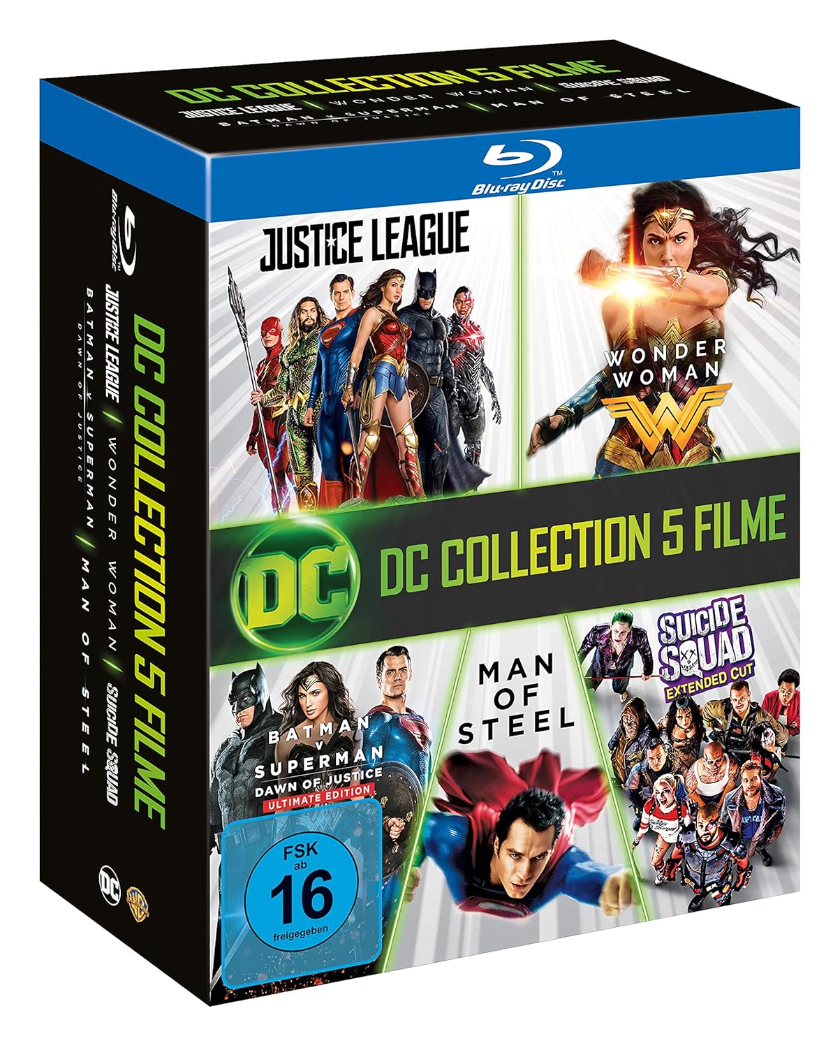 DC 5-Film-Collection [Blu-ray]: Amazon.de: Affleck, Ben, Cavill, Henry ...