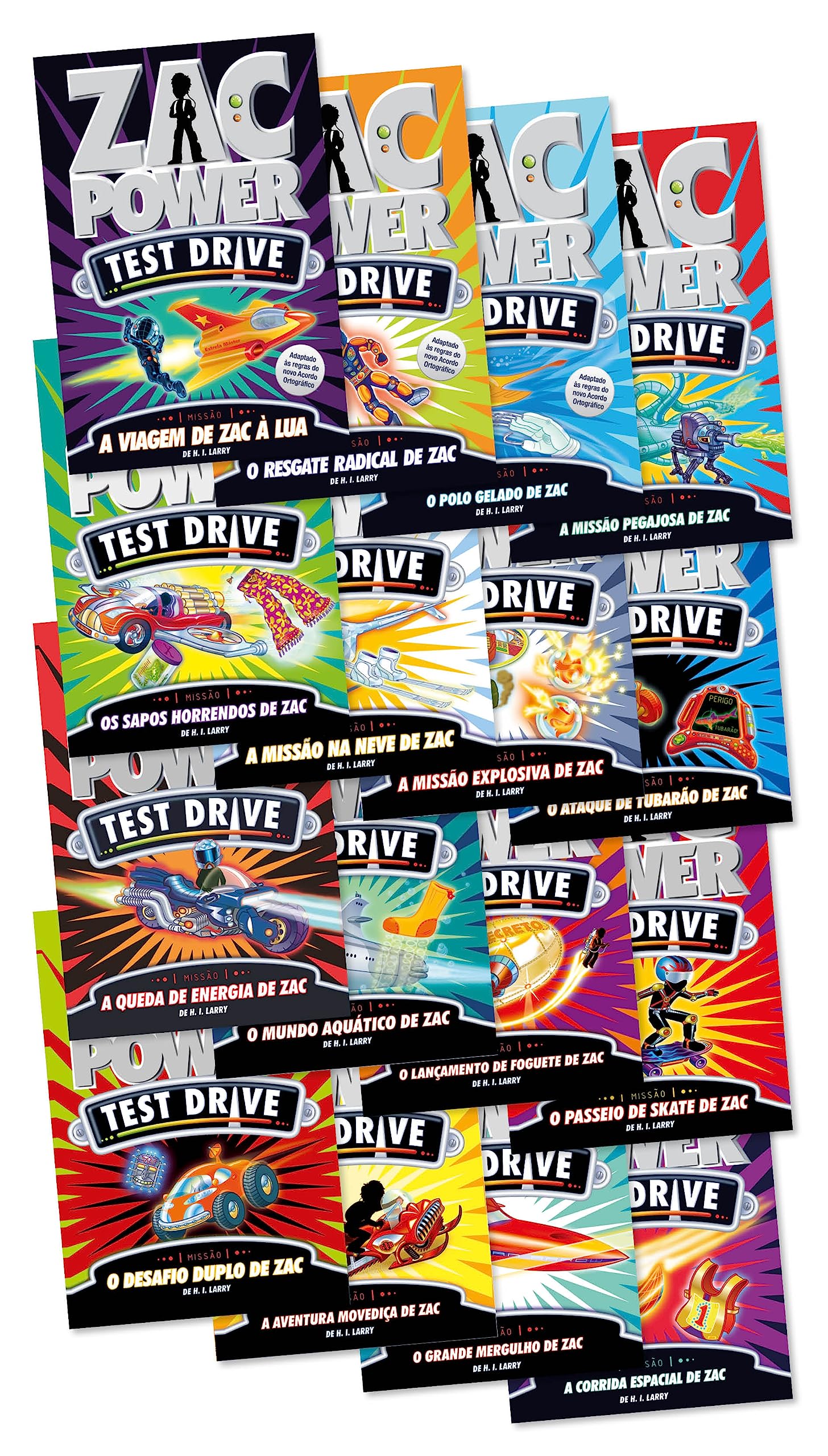 Coleção Completa Zac Power Test Drive com 16 livros | Amazon.com.br