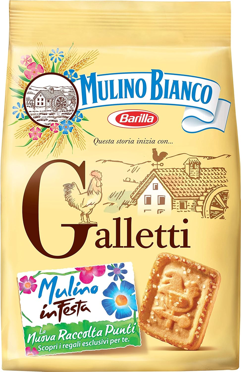Mulino Bianco Galletti (350g) : Amazon.co.uk: Grocery