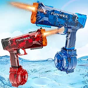 Amazon.com: Funwee 2025 New Upgrade 2 Pack Electric Water Guns, Light ...