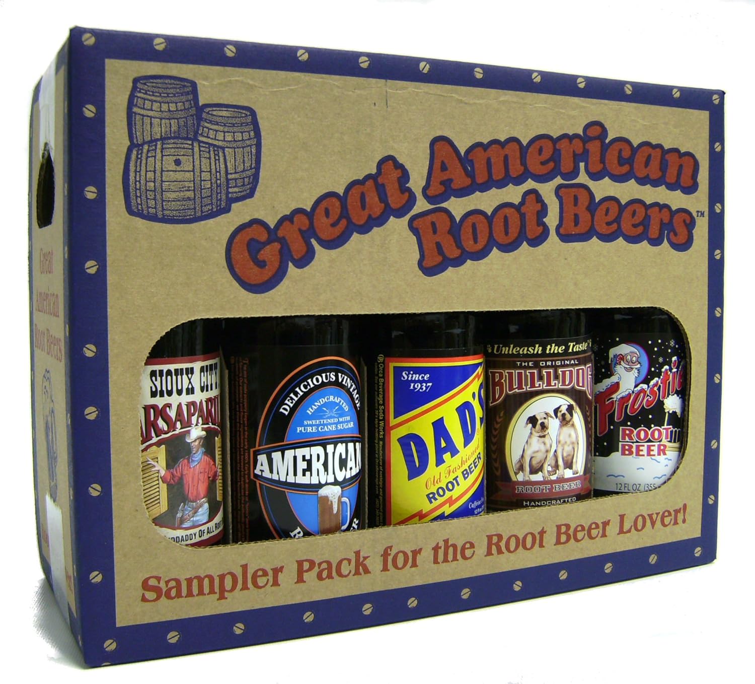 Amazon.com : (Gift Box) Great American Root Beers 10 Pack (2 each 5 ...
