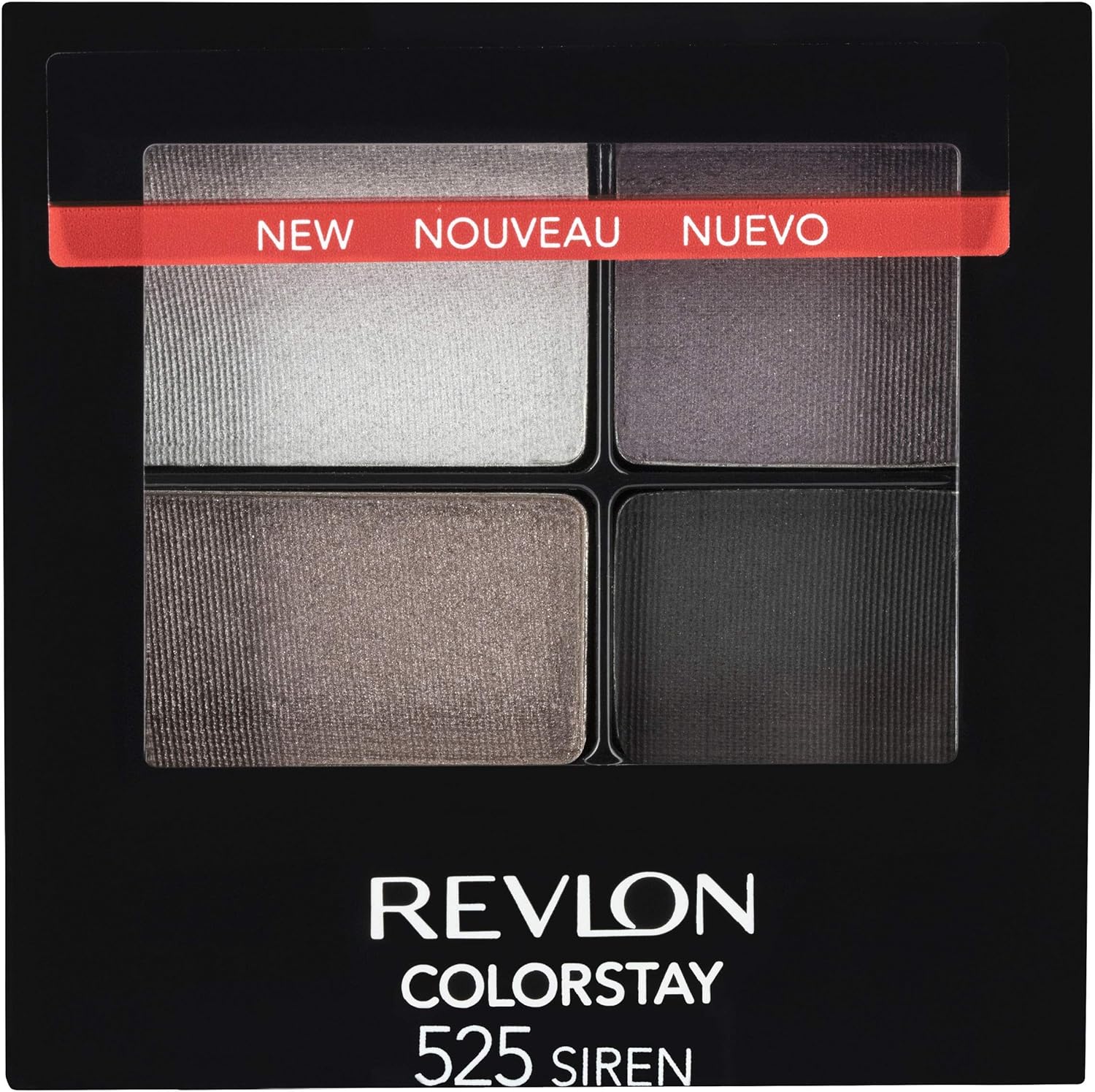 Revlon ColorStay 16 Hour Eyeshadow Quad with Dual-Ended Applicator ...