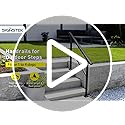 Signstek Handrails for Outdoor Steps, 3 Step Hand Rail Fit 2 or 3 Steps ...