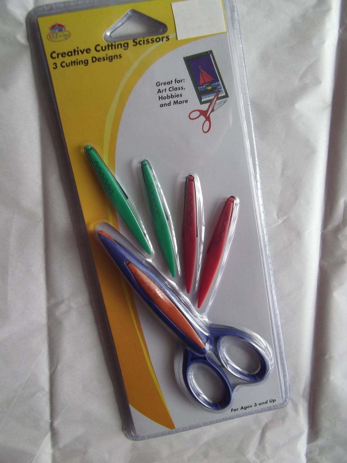 Amazon.com: Creative Cutting Scissors (3 Cutting Designs) : Arts ...