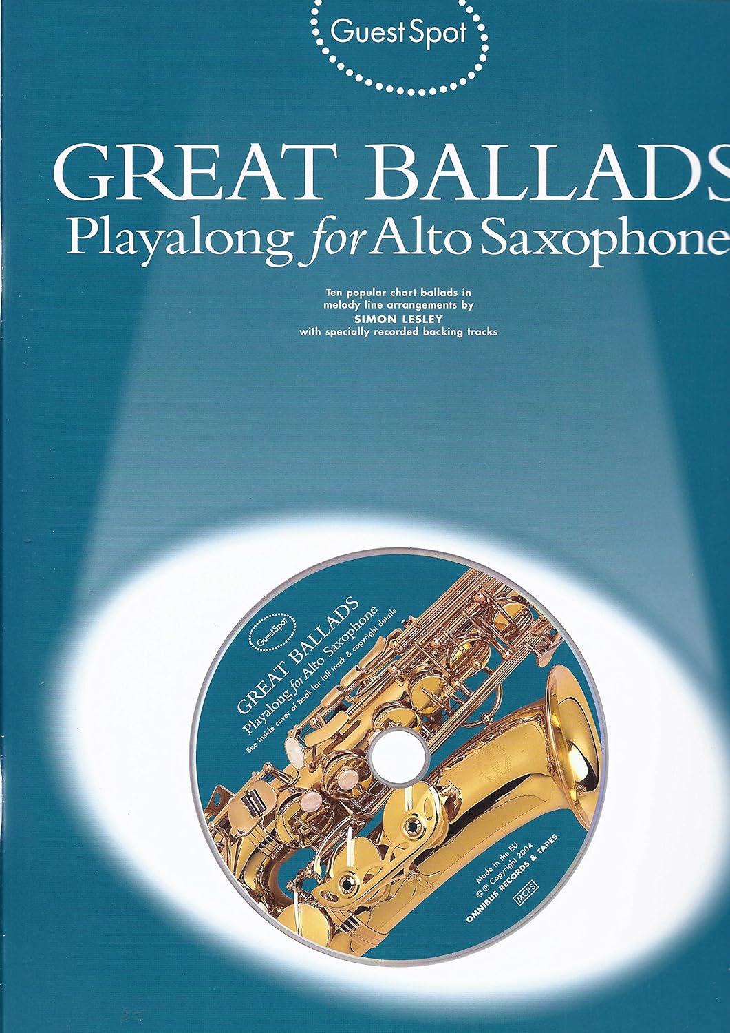Amazon.com: Guest Spot: Great Ballads Playalong For Alto Saxophone ...
