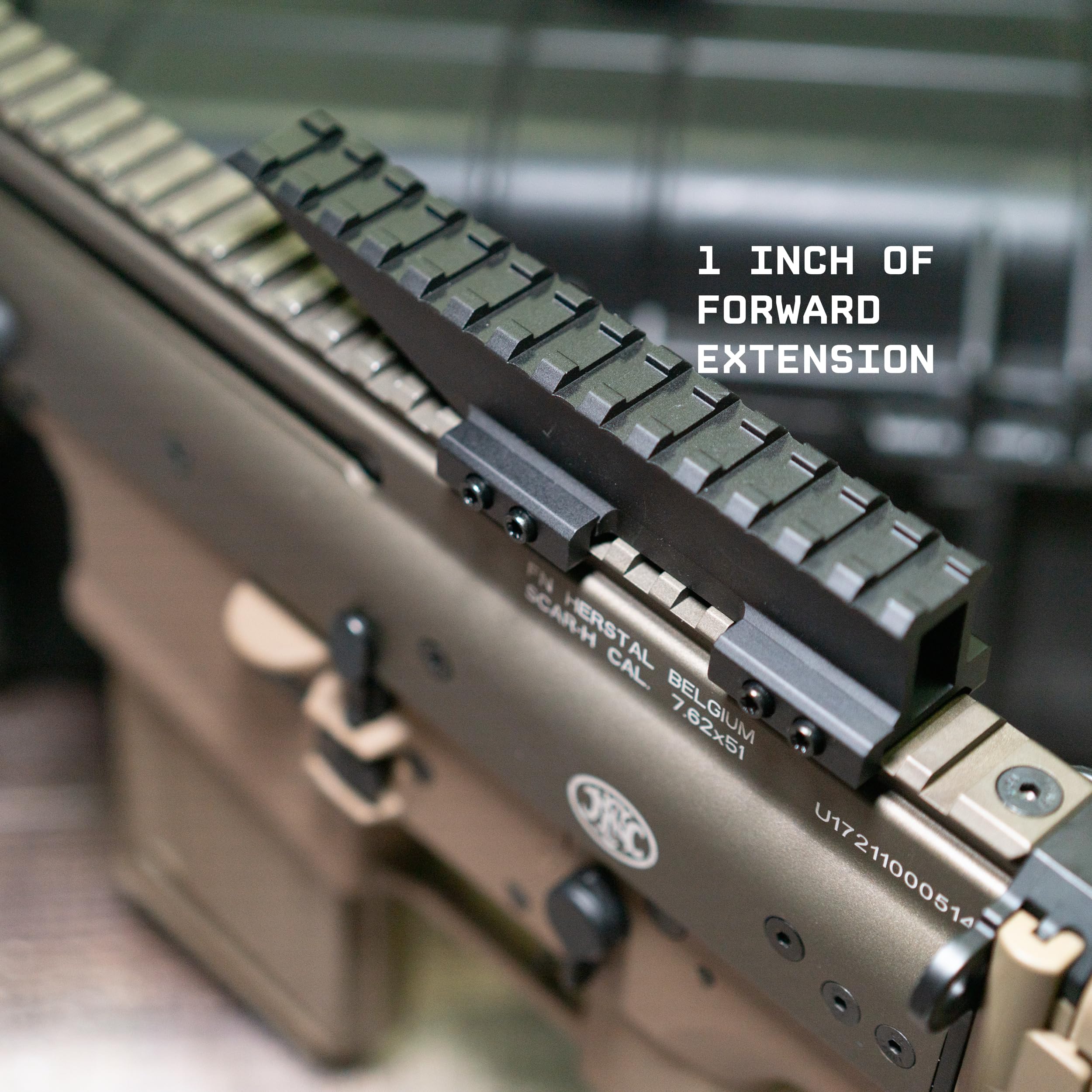 Snapklik.com : Monstrum Shrapnel Offset Picatinny Riser Mount