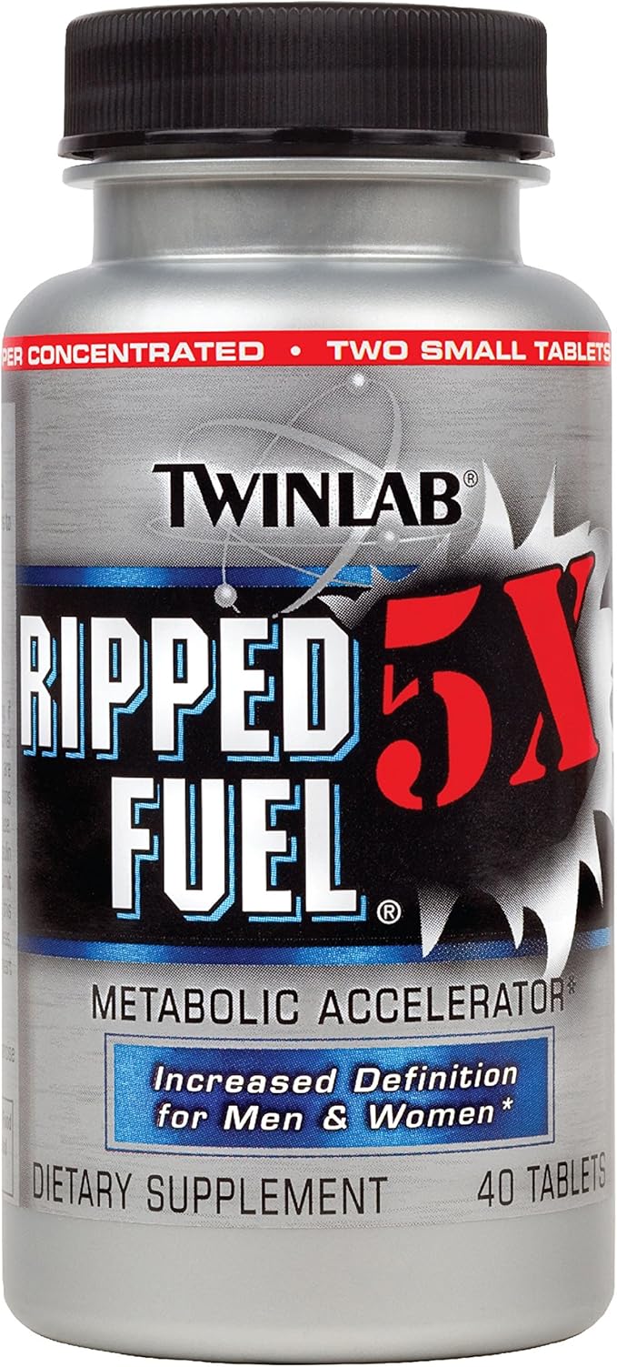 Amazon.com: Twinlab Ripped Fuel 5X Increased Definition for Men and ...