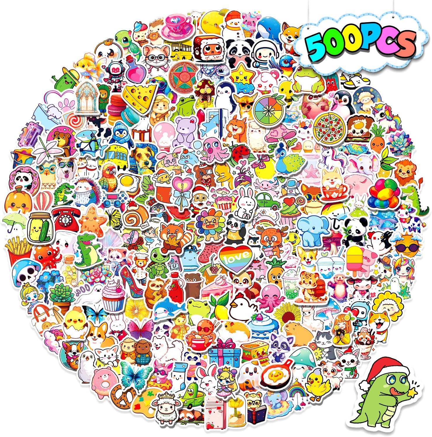 Amazon.com: LIFEBE Cute Stickers for Kids - Colorful Water Bottle ...