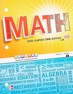 Amazon.com: Glencoe Math, Course 1, Student Edition, Volume 2 (MATH APPLIC & CONN CRSE ...