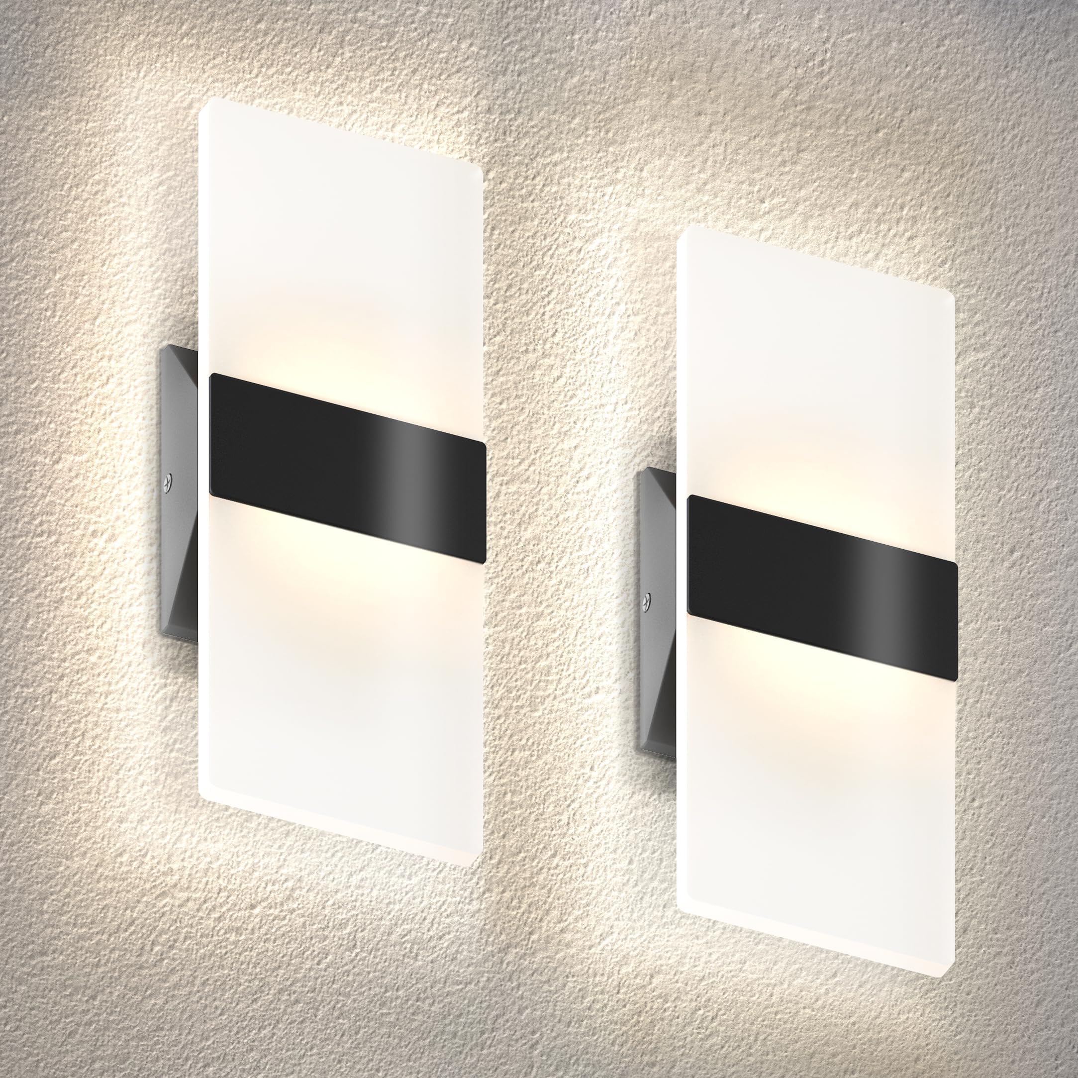 Amazon.com: ASD 12 Inch LED Indoor Wall Sconce - Modern Interior 12W ...