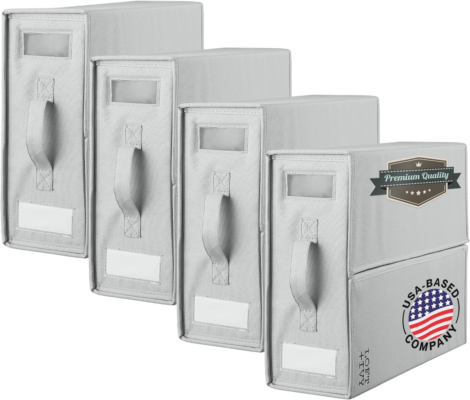 Amazon.com: LOFT + IVY Sheet Storage Box - Fits All Sized Sheets - USA ...