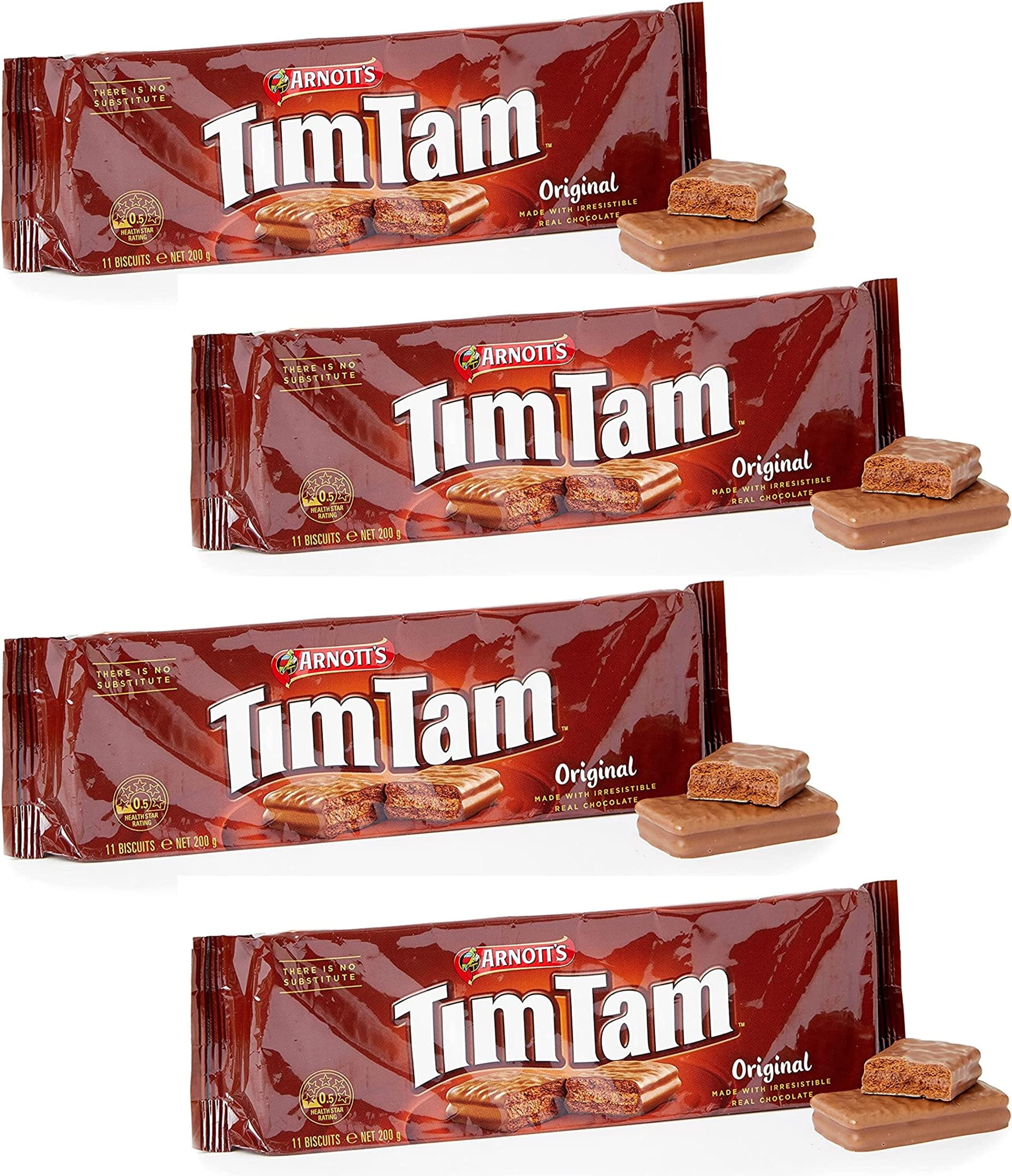 Amazon.com: Arnotts Tim Tam Original 3 Pack (Original) : Grocery ...