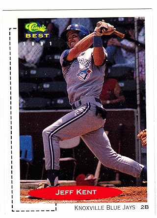 1991 CLASSIC BEST JEFF KENT RC ROOKIE CARD at Amazon's Sports ...