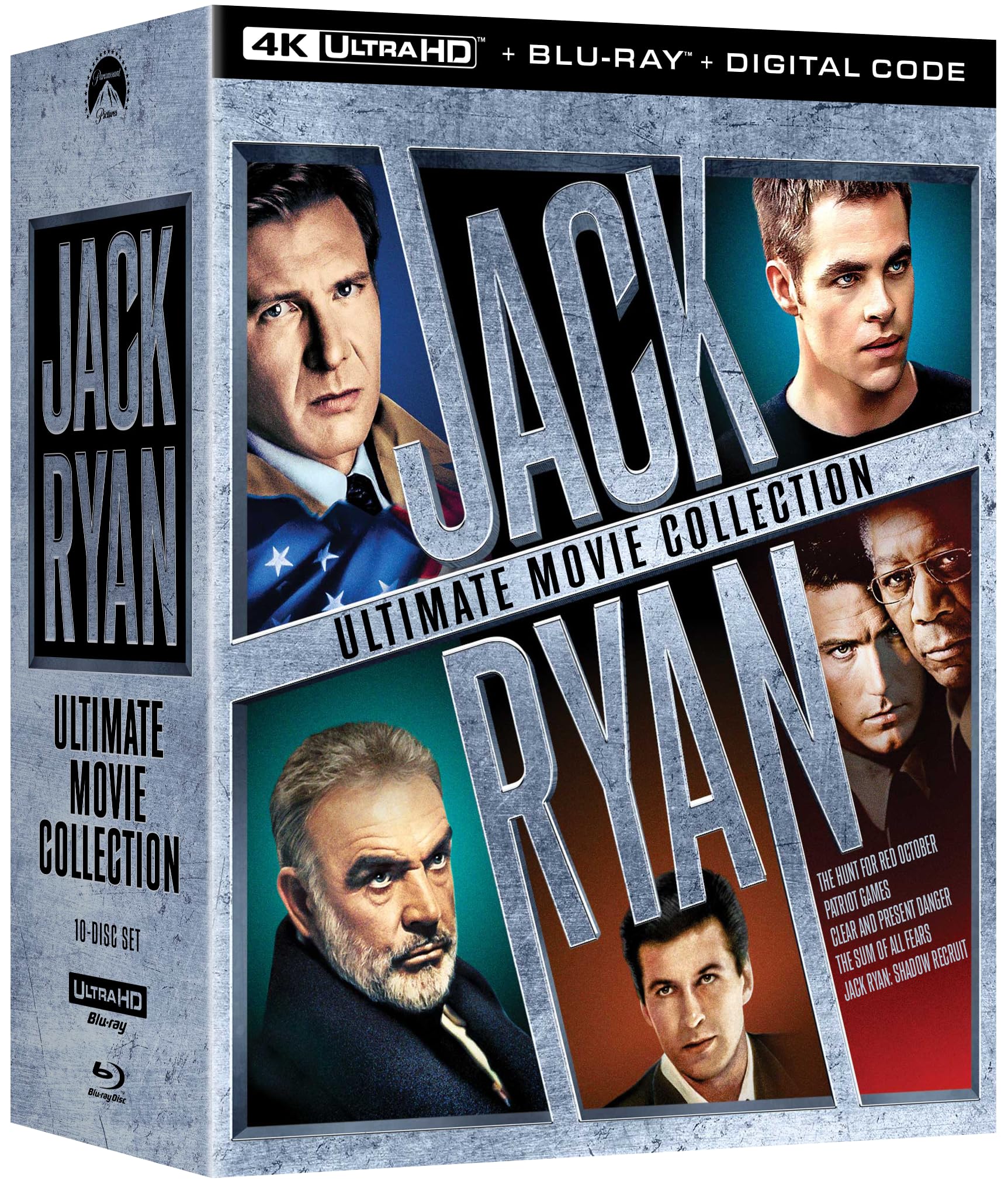 Amazon.com: Jack Ryan Ultimate 5-Movie Collection [4K UHD] : Ben ...