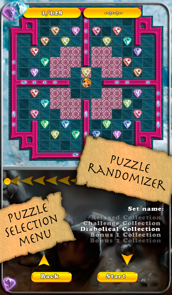 1001 Crystal Mazes HD - An Addictive Sokoban Puzzle Game! Push The ...