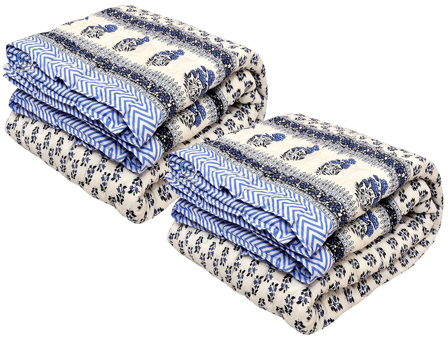Buy LushHavenDecor Single Bed Jaipuri Razai Light Weight Pure Cotton ...