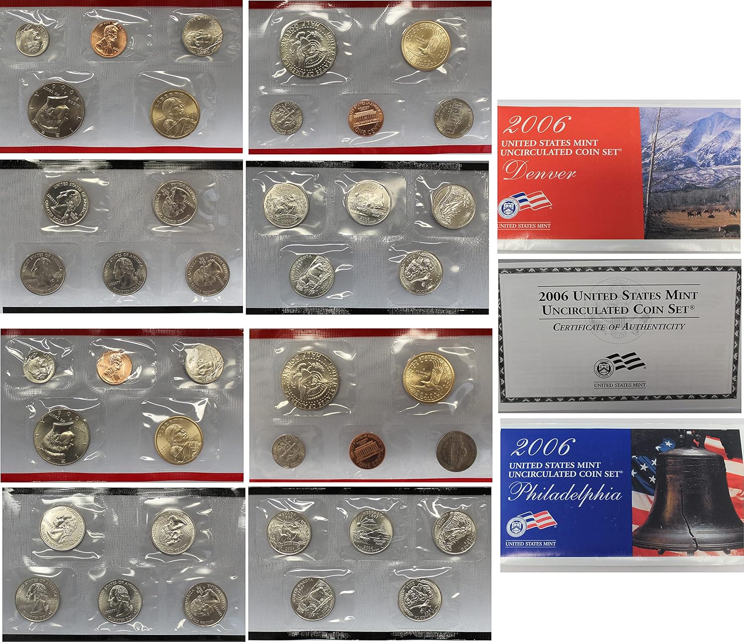 2006 United States Mint Uncirculated Coin Set (U06) in Original ...