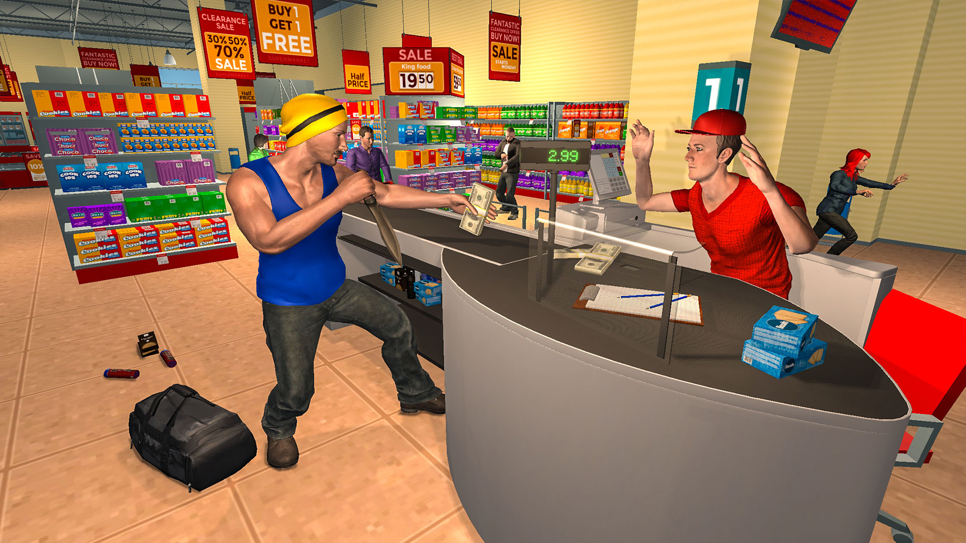 Police bike Chase Supermarket robbery game - App on Amazon Appstore