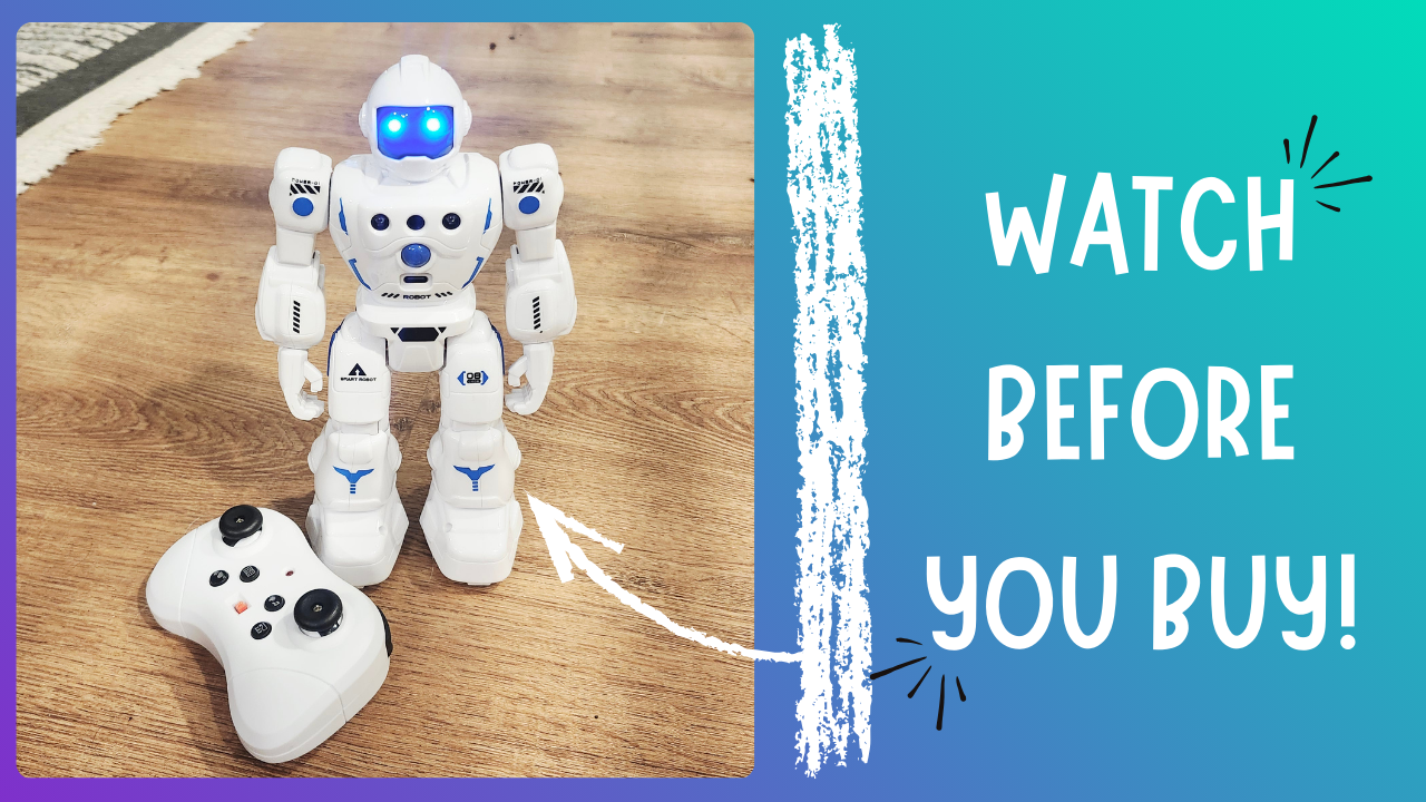 Watch Robot Toys for Kids, Programmable Remote Control Robot on Amazon Live