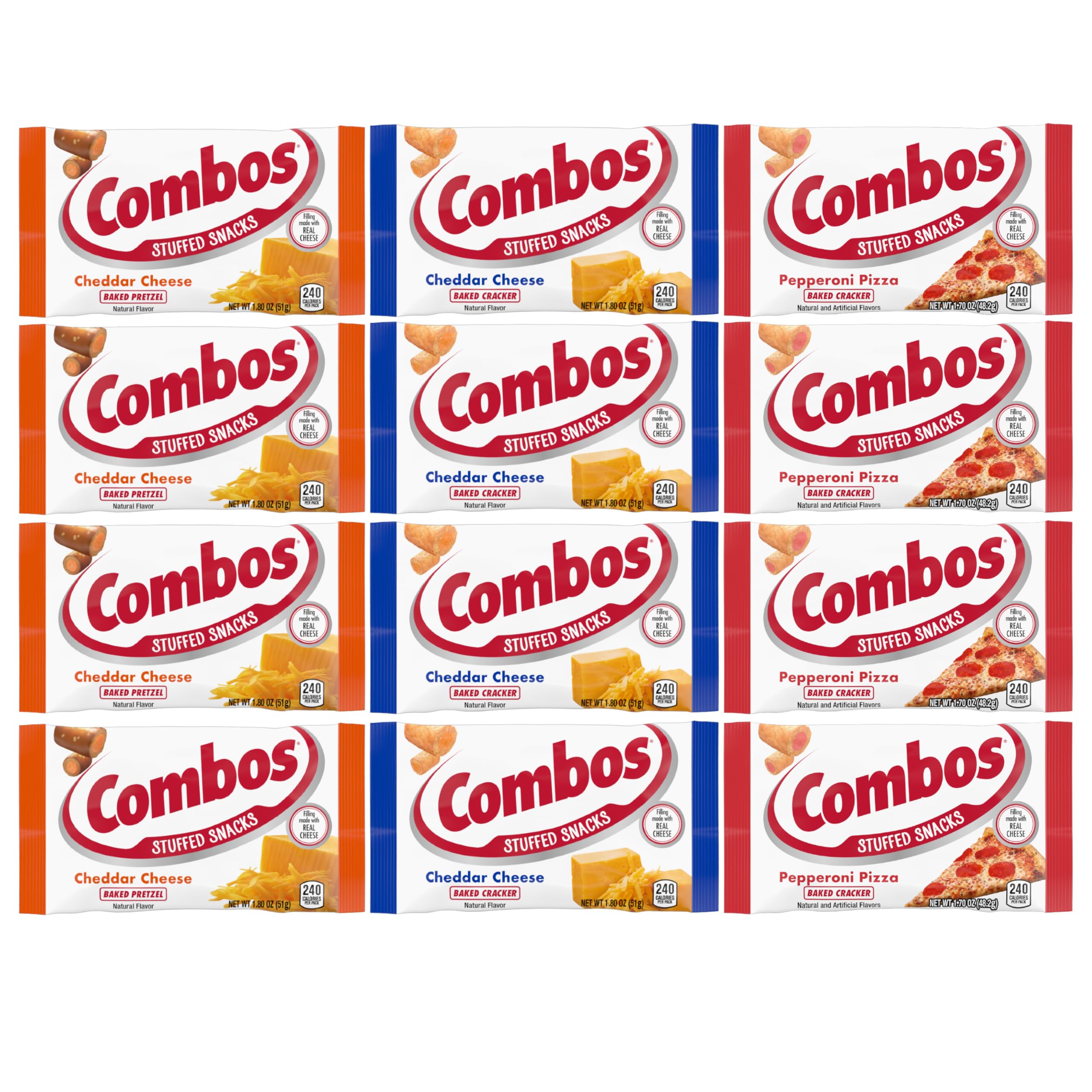 Amazon.com: Combos Variety Pack, Cheddar Cheese Baked Pretzel, Cheddar ...
