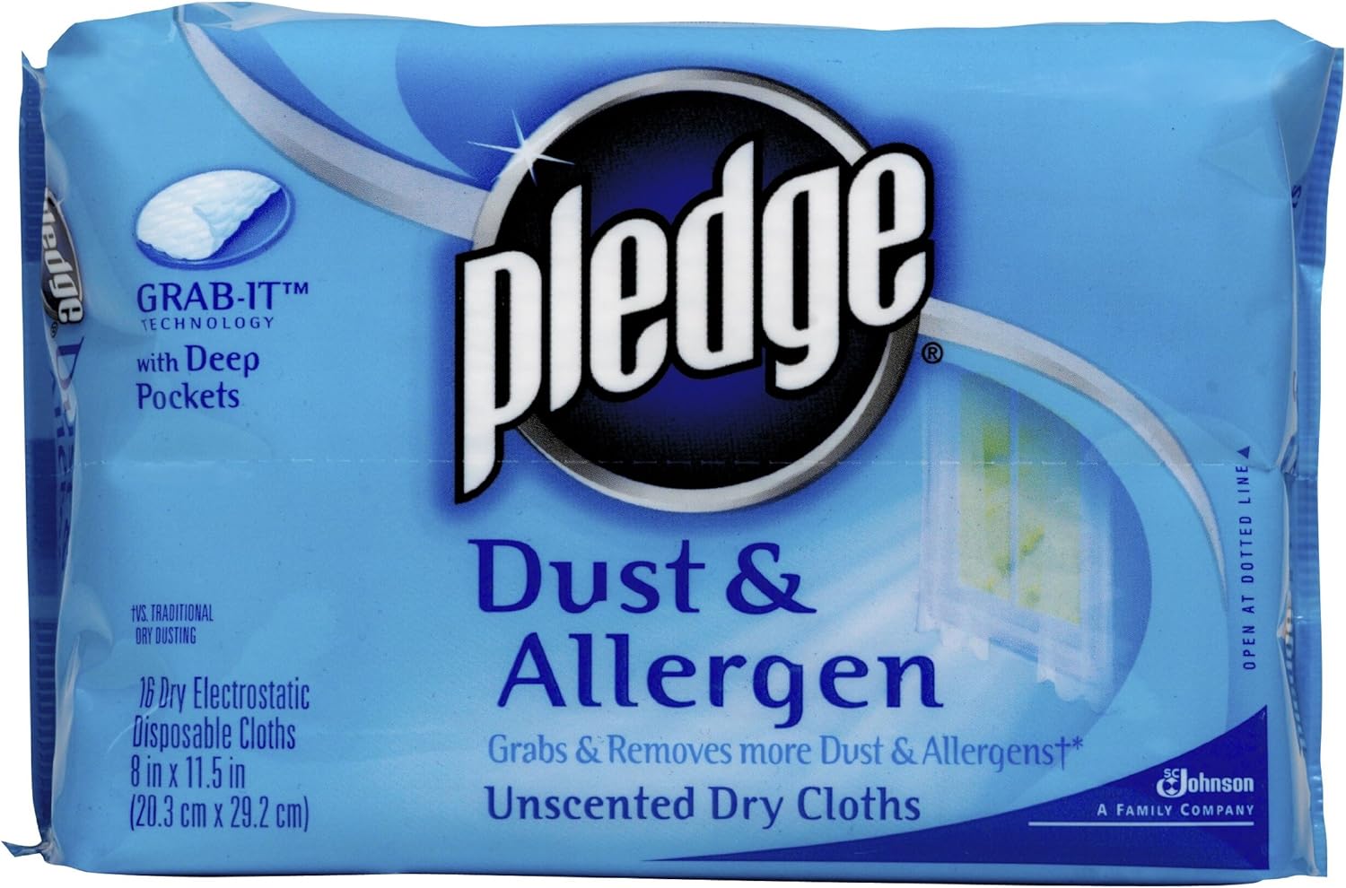 Amazon.com: Pledge Grab-It Refill, Unscented, Dust & Allergen, 16-Count ...